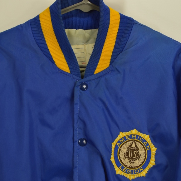 Delong | Jackets & Coats | Delong Mens Xl American Legion Bomber Jacket ...